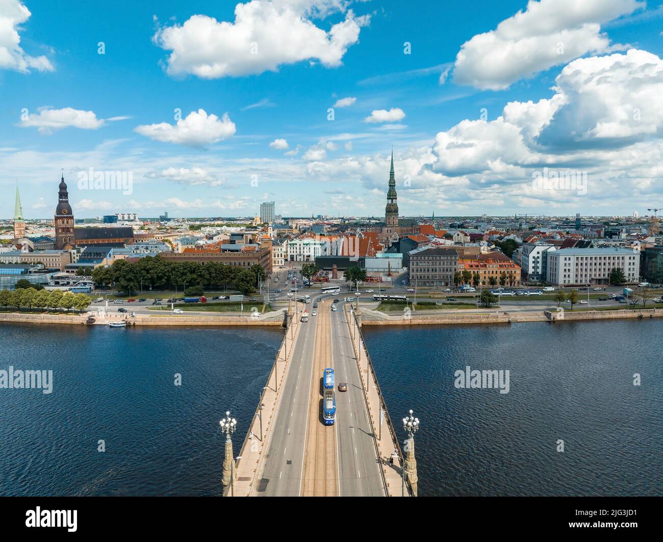 Beautiful panoramic aerial view riga hi-res stock photography and ...