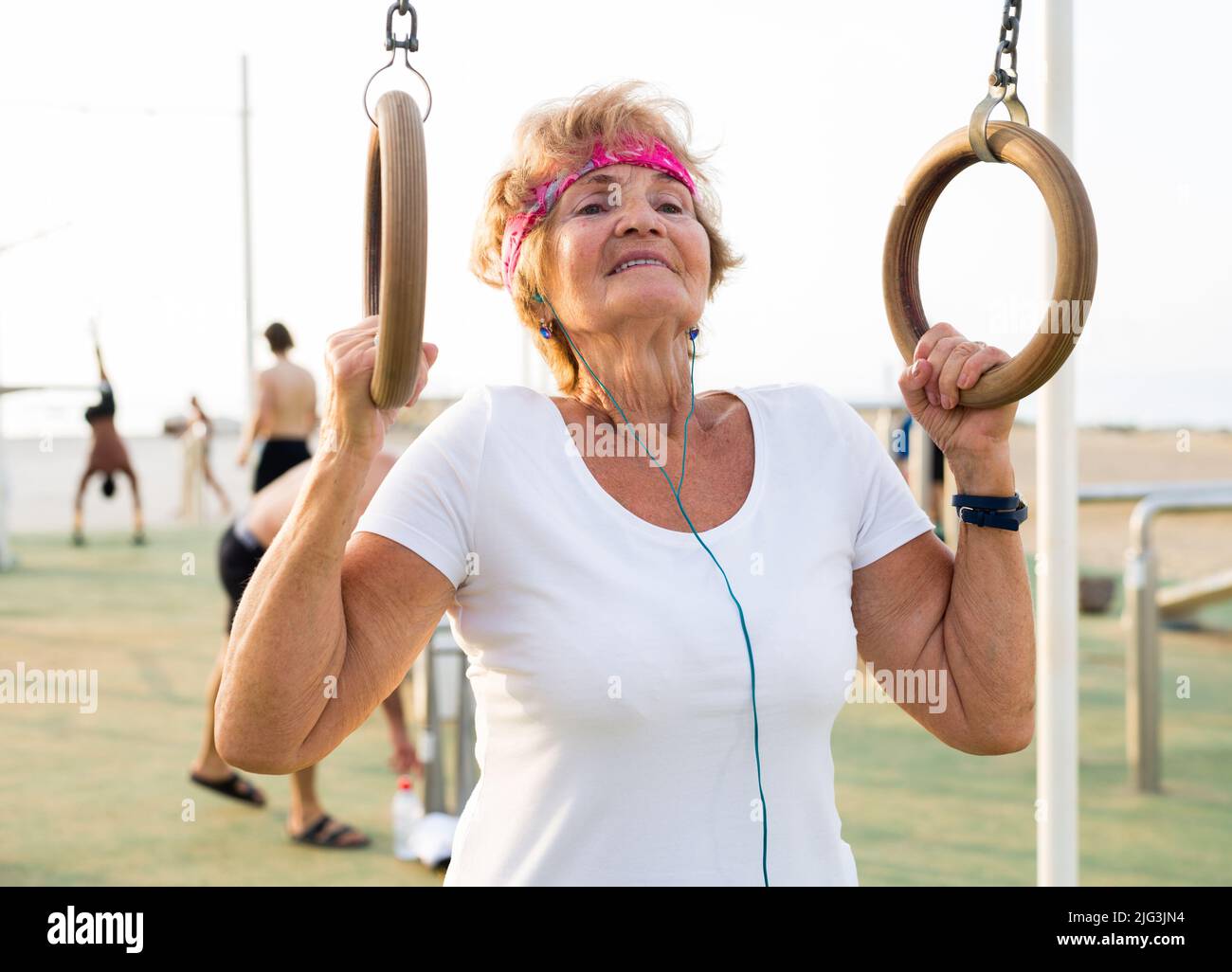 Flying grandmother hi-res stock photography and images - Alamy