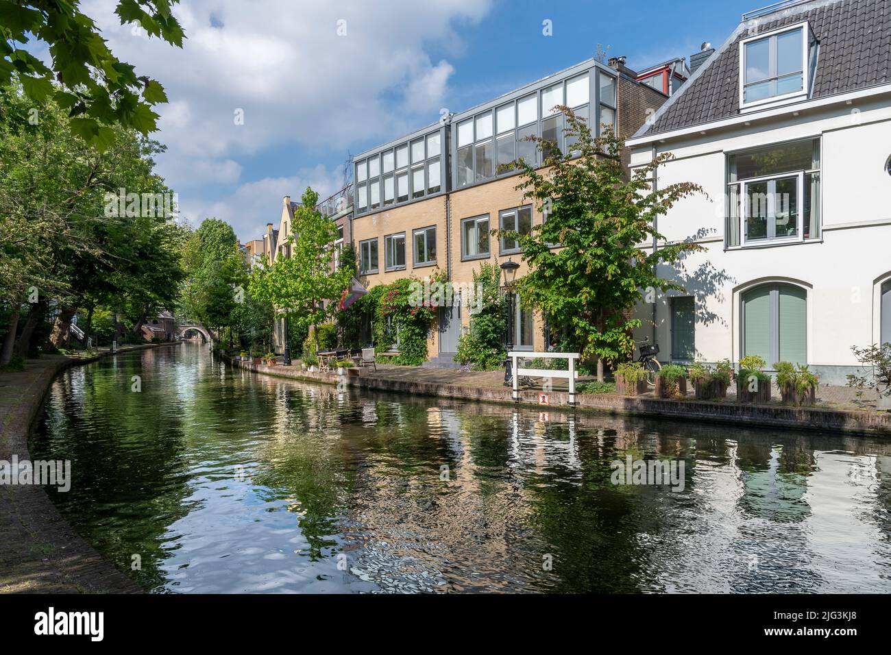 Canal-side living in the beautiful city of Utrecht, south east of ...