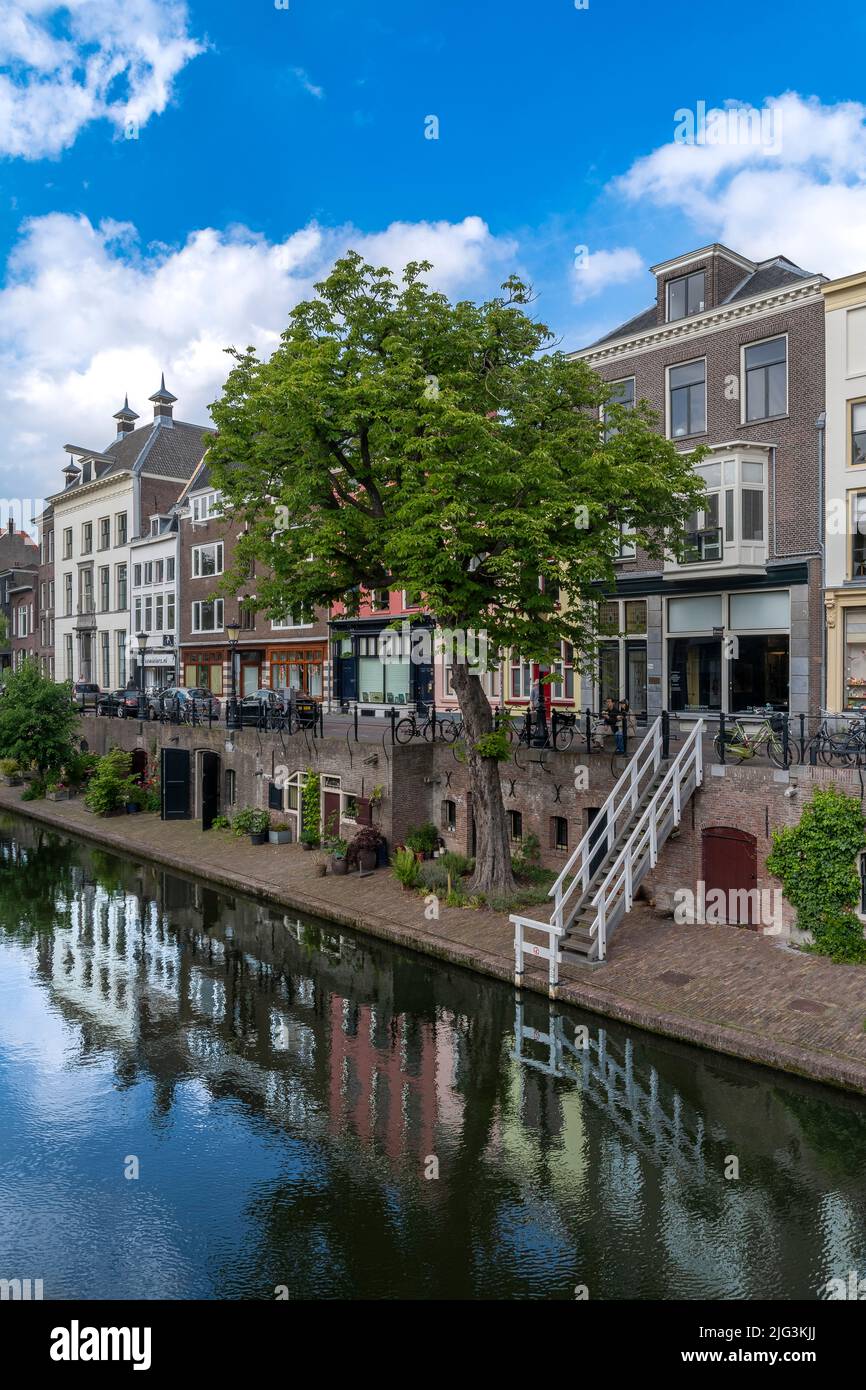 Canal-side living in the beautiful city of Utrecht, south east of ...