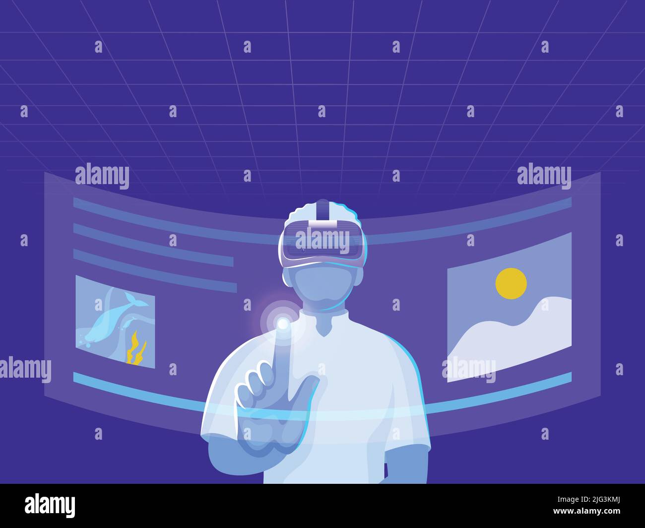 Connection through technology Stock Vector Images - Alamy