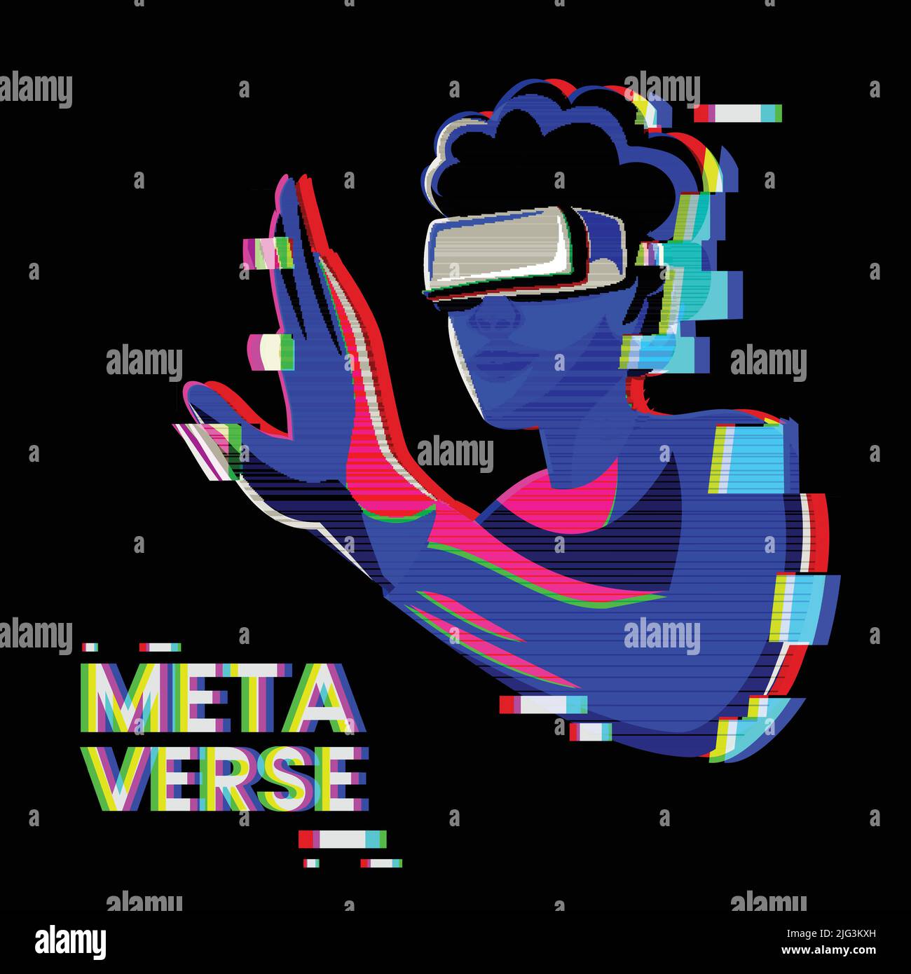 Metaverse vector vectors hi-res stock photography and images - Alamy