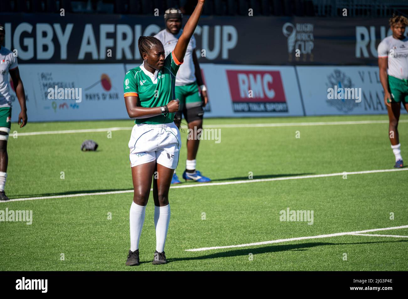 Referee during the Rugby Africa Cup 2022, World Cup 2023 Qualifiers ...
