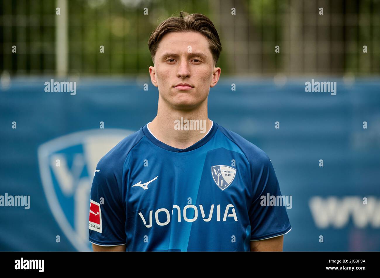 Bochum, Germany. 07th July, 2022. Bochum's Tim Oermann at the photo ...