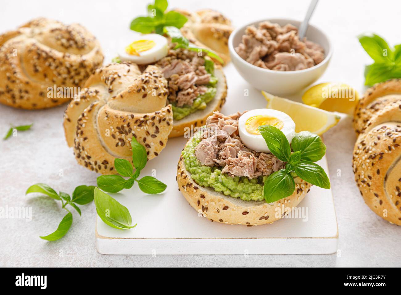 Tasty fresh bun canned hi-res stock photography and images - Alamy