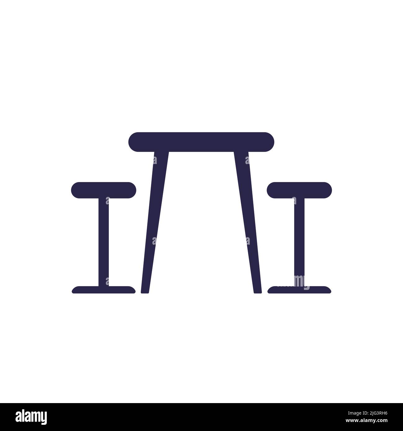 Dining room two chairs Cut Out Stock Images & Pictures - Alamy