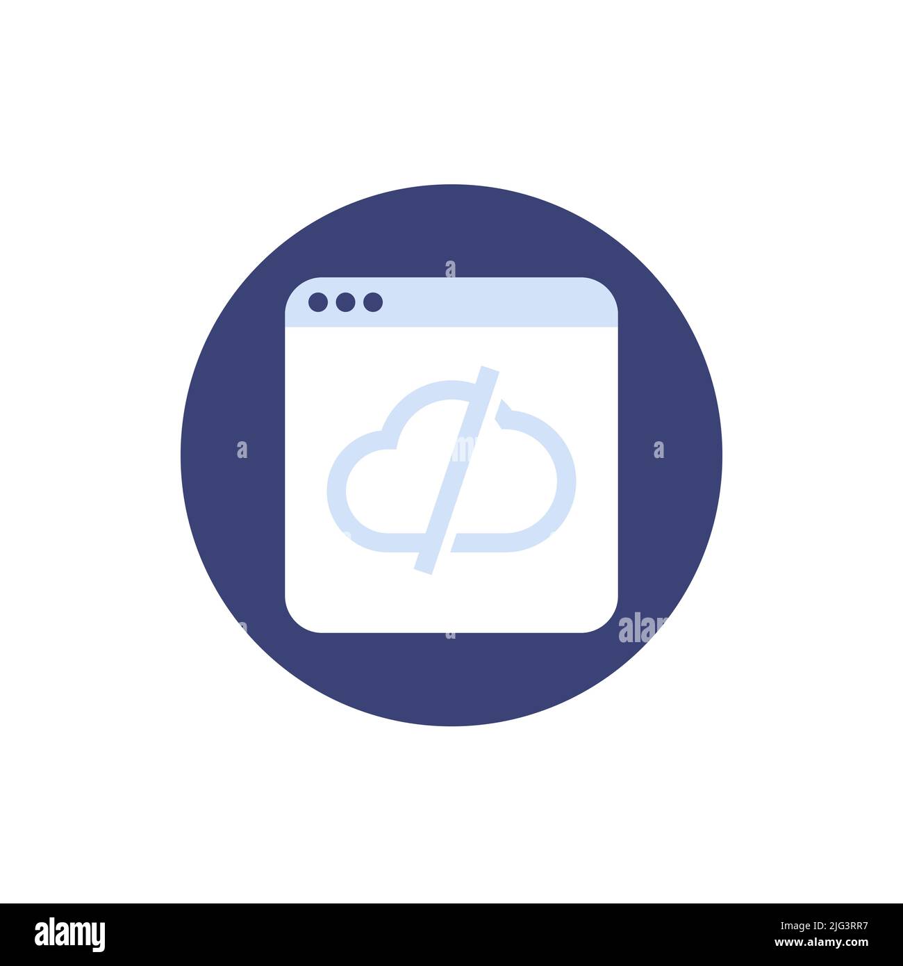 disconnect from server icon for web Stock Vector Image & Art - Alamy
