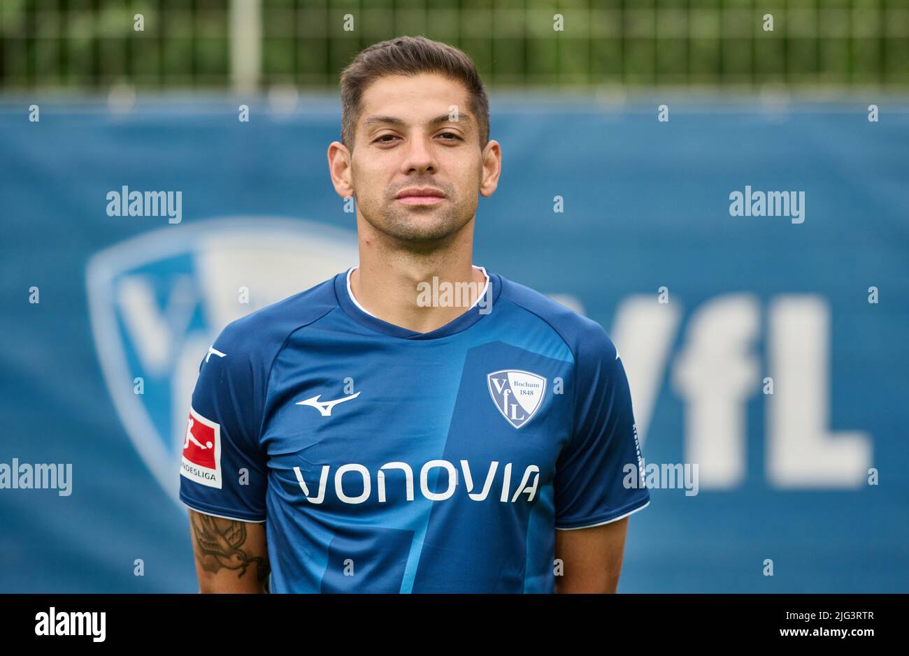 Bochum, Germany. 07th July, 2022. Bochum's Cristian Gamboa at the photo ...