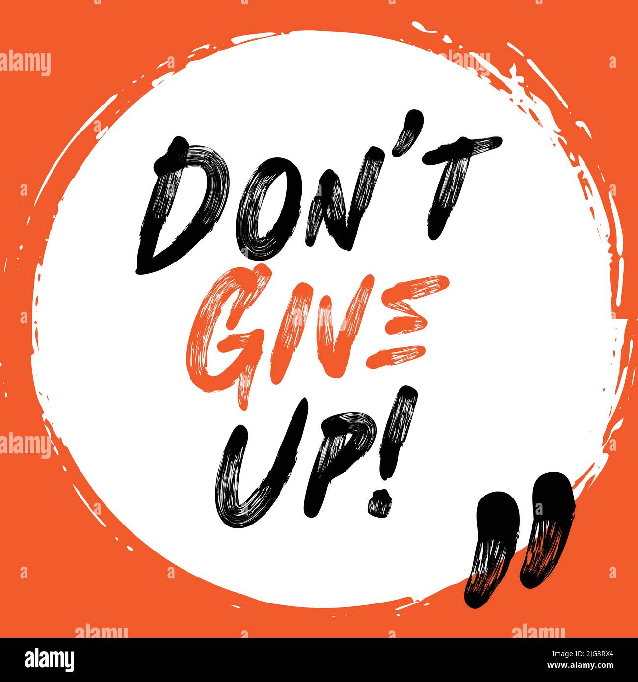 Never give up vector vectors hi-res stock photography and images - Alamy