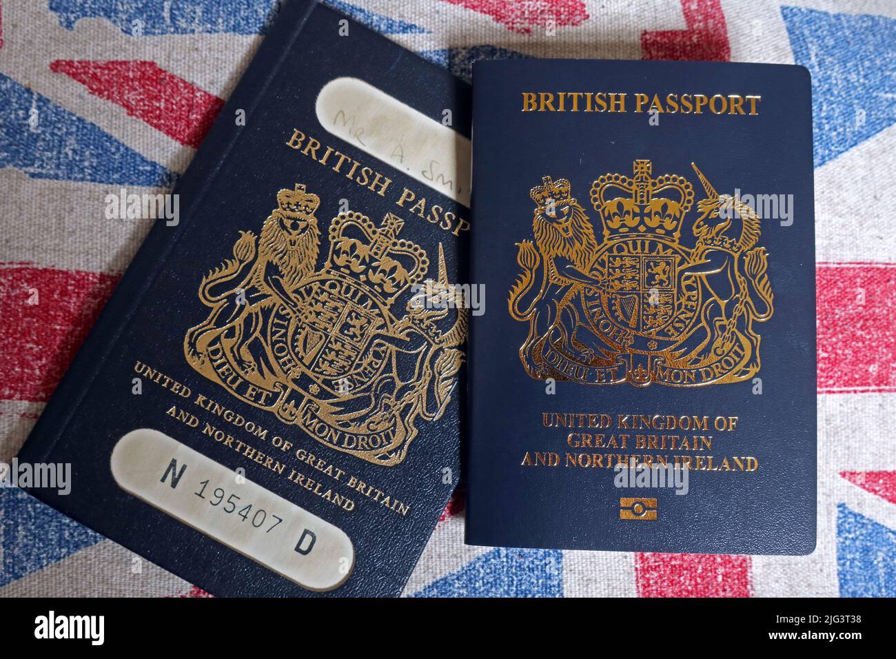 Old uk passport hi-res stock photography and images - Alamy
