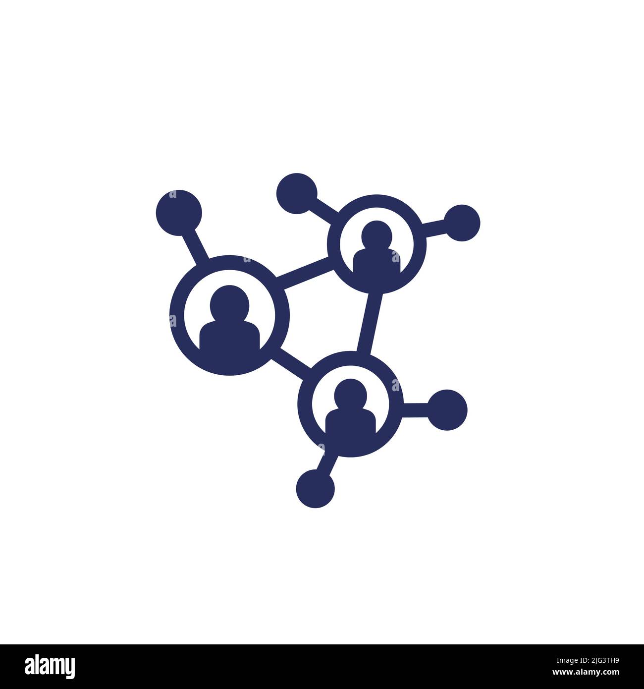Interaction global network icon Stock Vector Images - Alamy