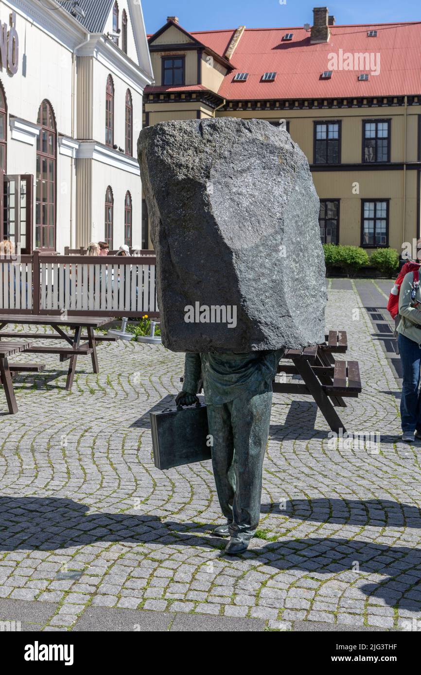 The 1994 sculpture by Magnús Tómasson “Monument to the Unknown ...