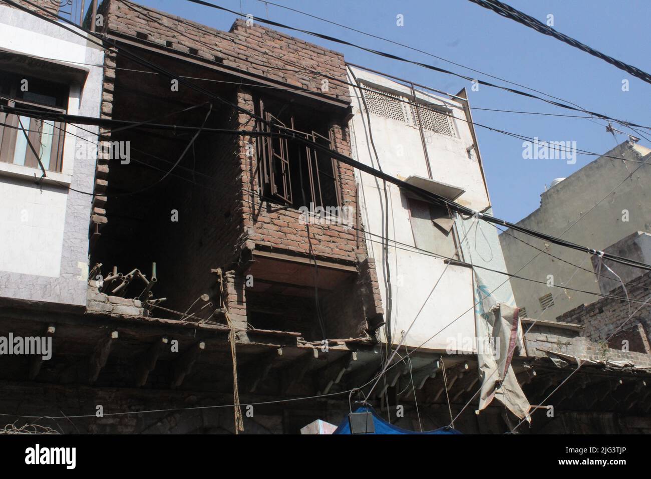 Glimpses of Old Delhi, Chawri Bazaar Stock Photo - Alamy