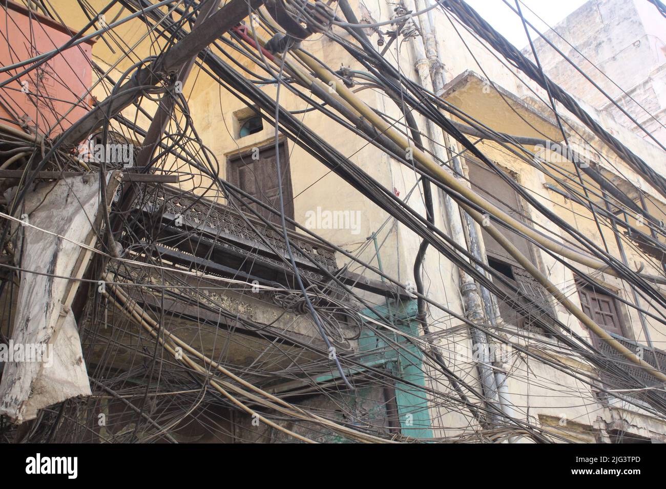 Glimpses of Old Delhi, Chawri Bazaar Stock Photo - Alamy