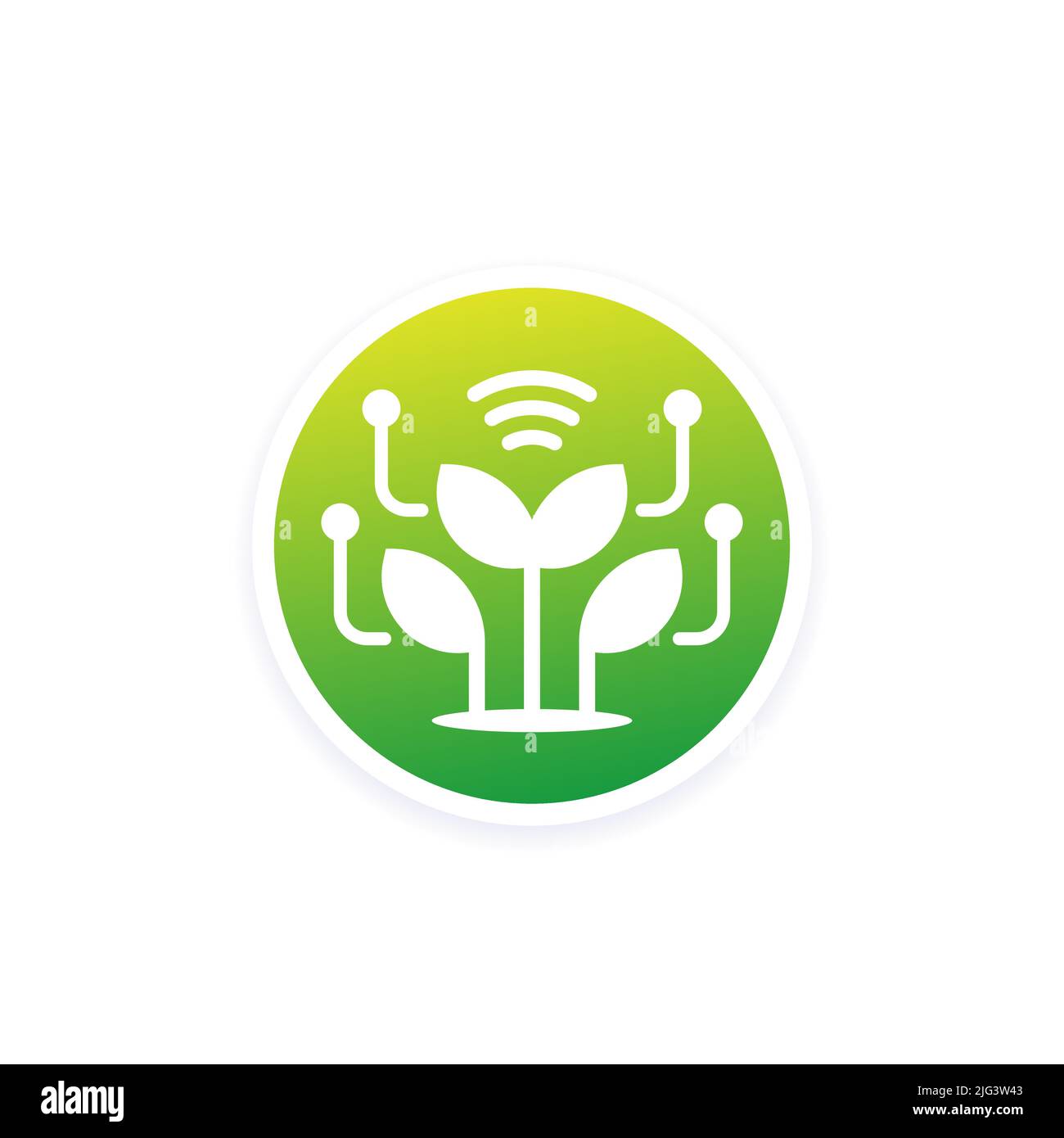 smart farming and agriculture technology icon Stock Vector Image & Art ...