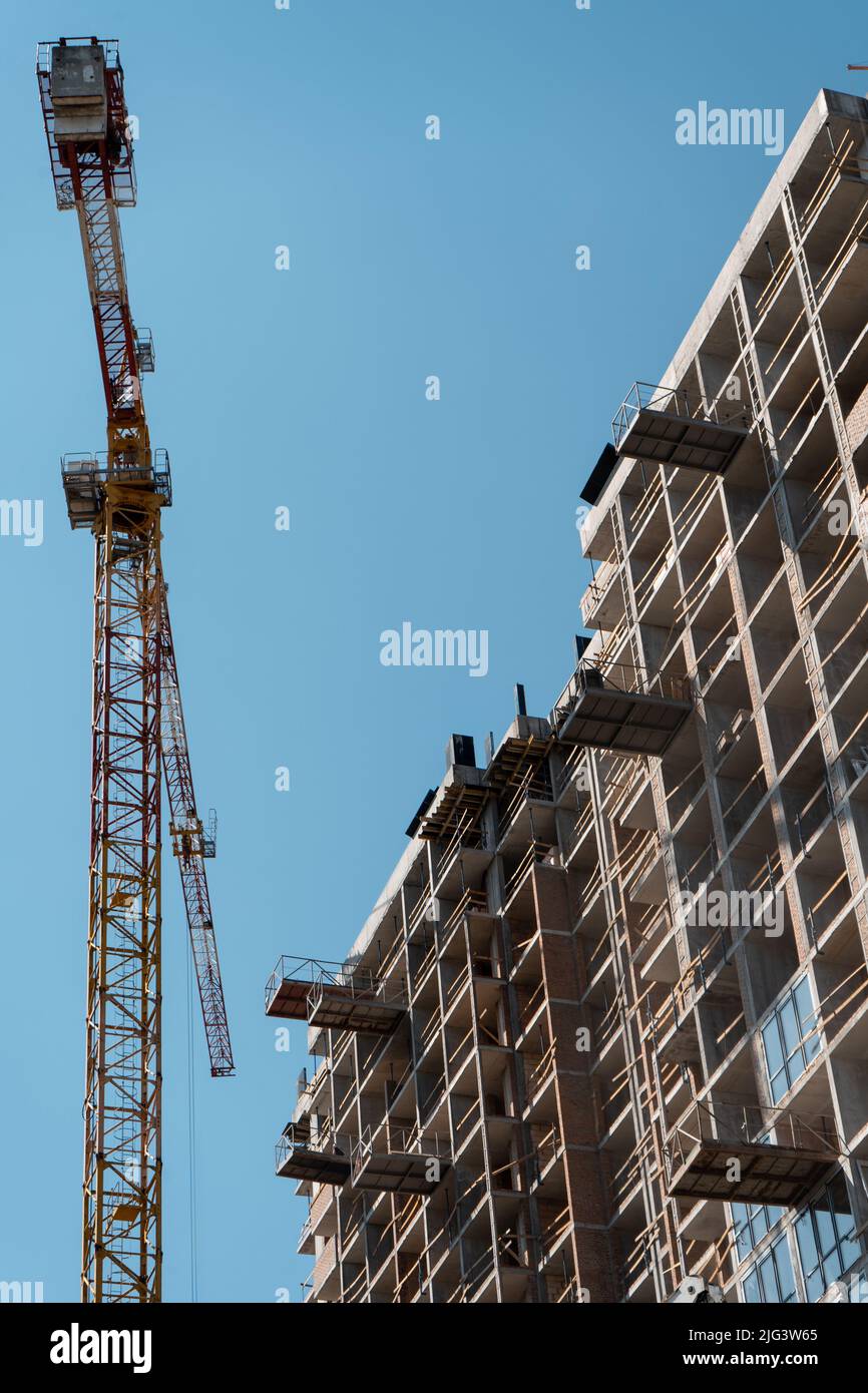 Big concrete tower in construction hi-res stock photography and images ...