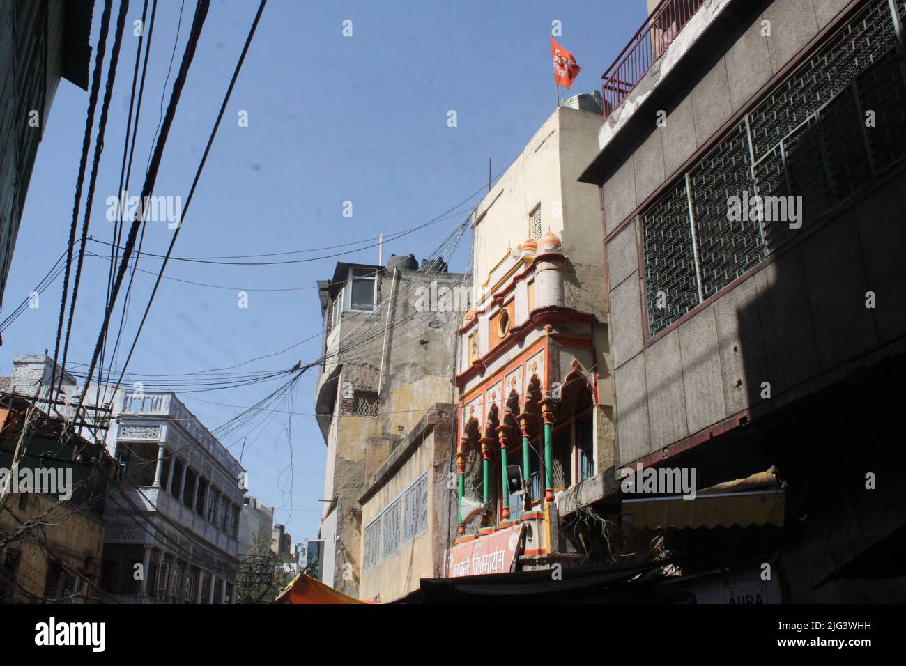 Glimpses of Old Delhi, Chawri Bazaar Stock Photo - Alamy