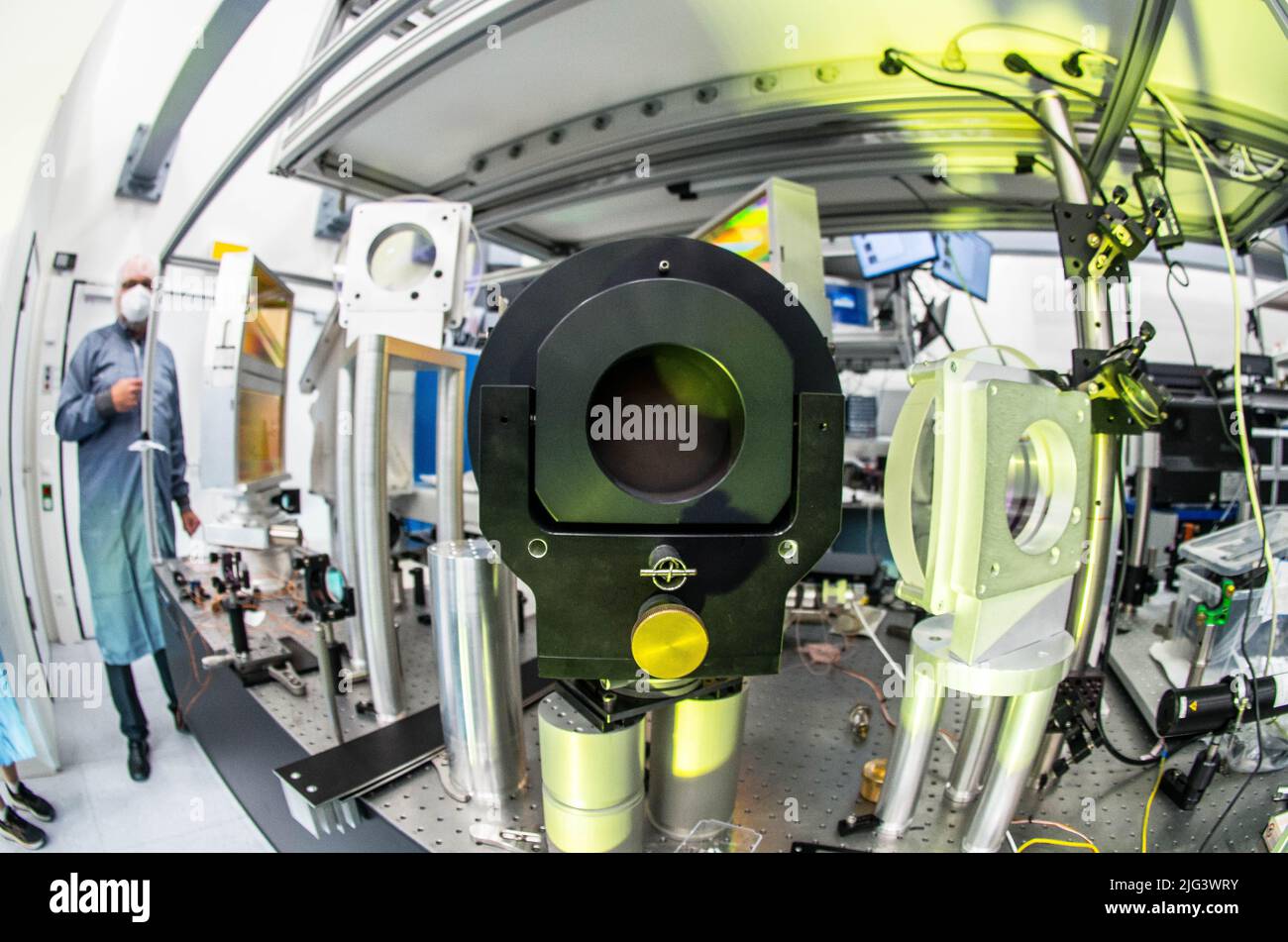 Munich, Bavaria, Germany. 7th July, 2022. Inside the CALA laser labs at ...