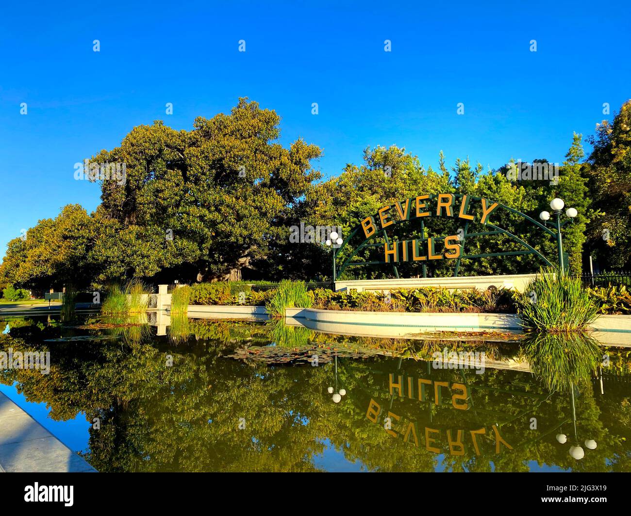 The Beverly Hills sign Stock Photo - Alamy