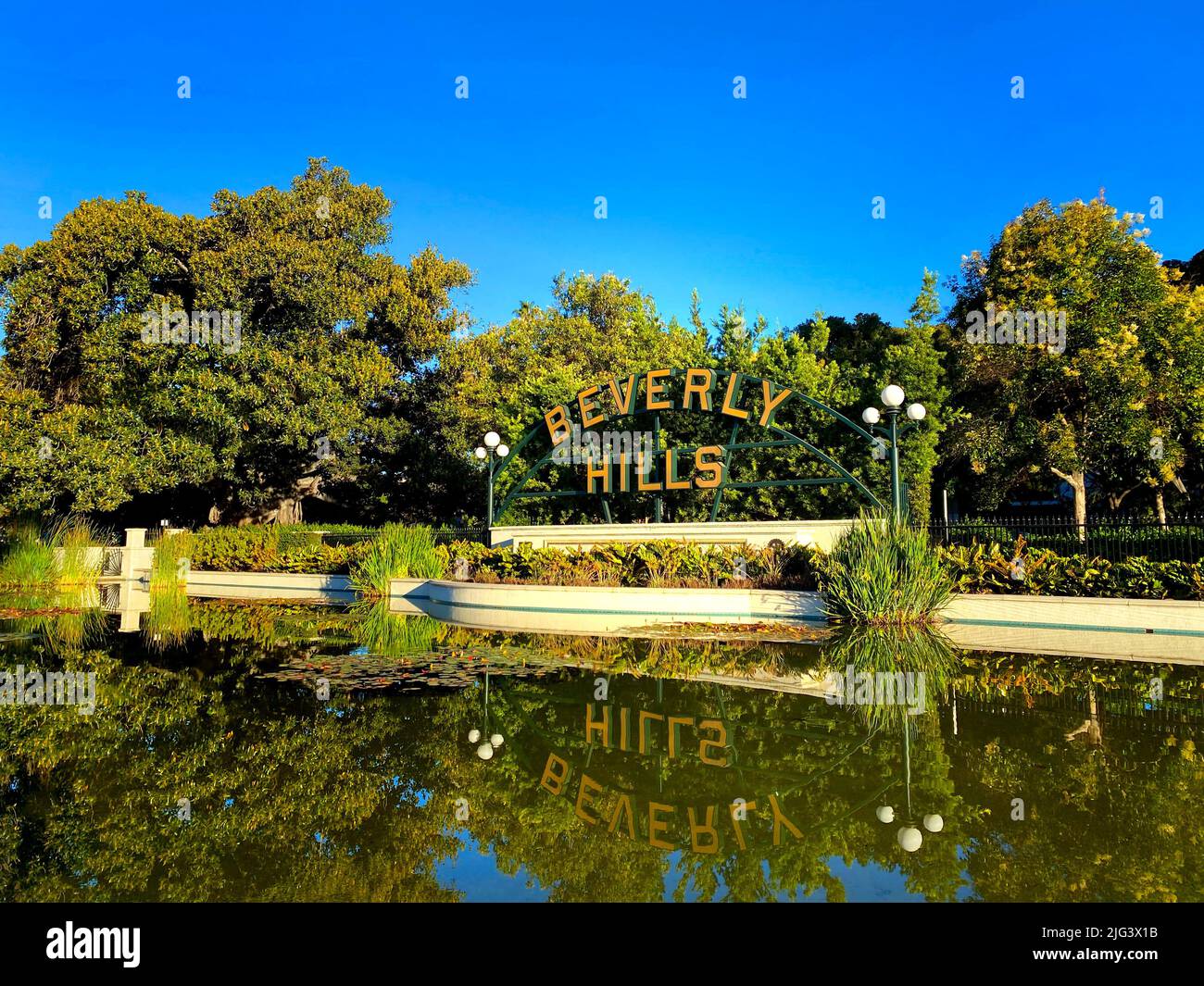 The Beverly Hills sign Stock Photo - Alamy
