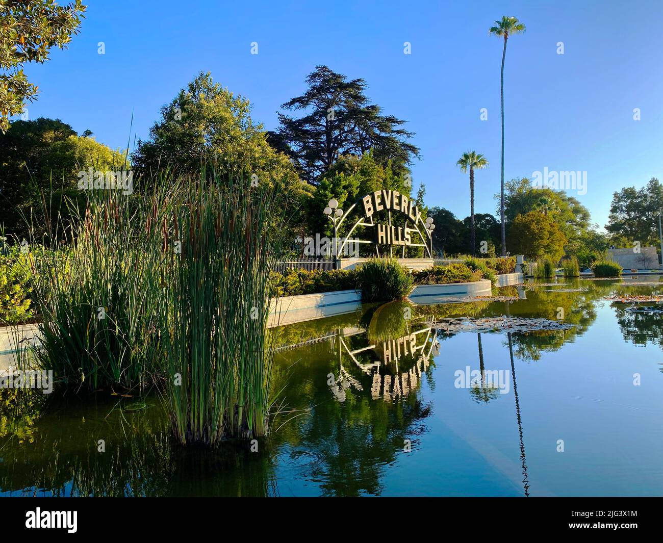 The Beverly Hills sign Stock Photo - Alamy