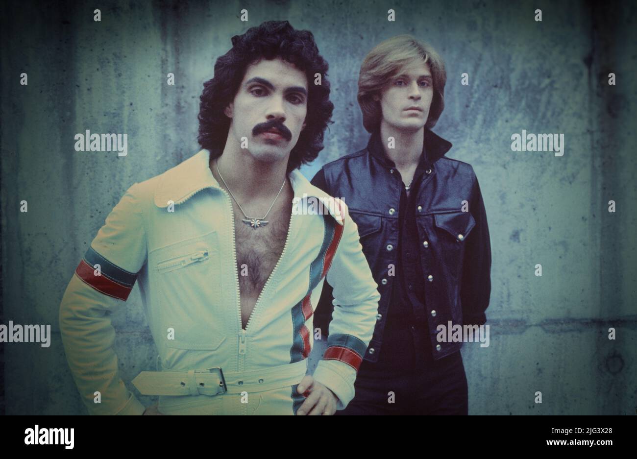 Daryl Hall and John Oates outside of the Toppop Studio Hilversum ...