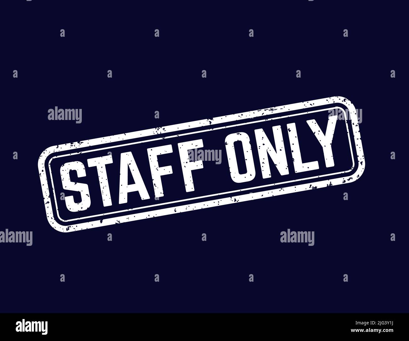 Staff only seal hi-res stock photography and images - Alamy
