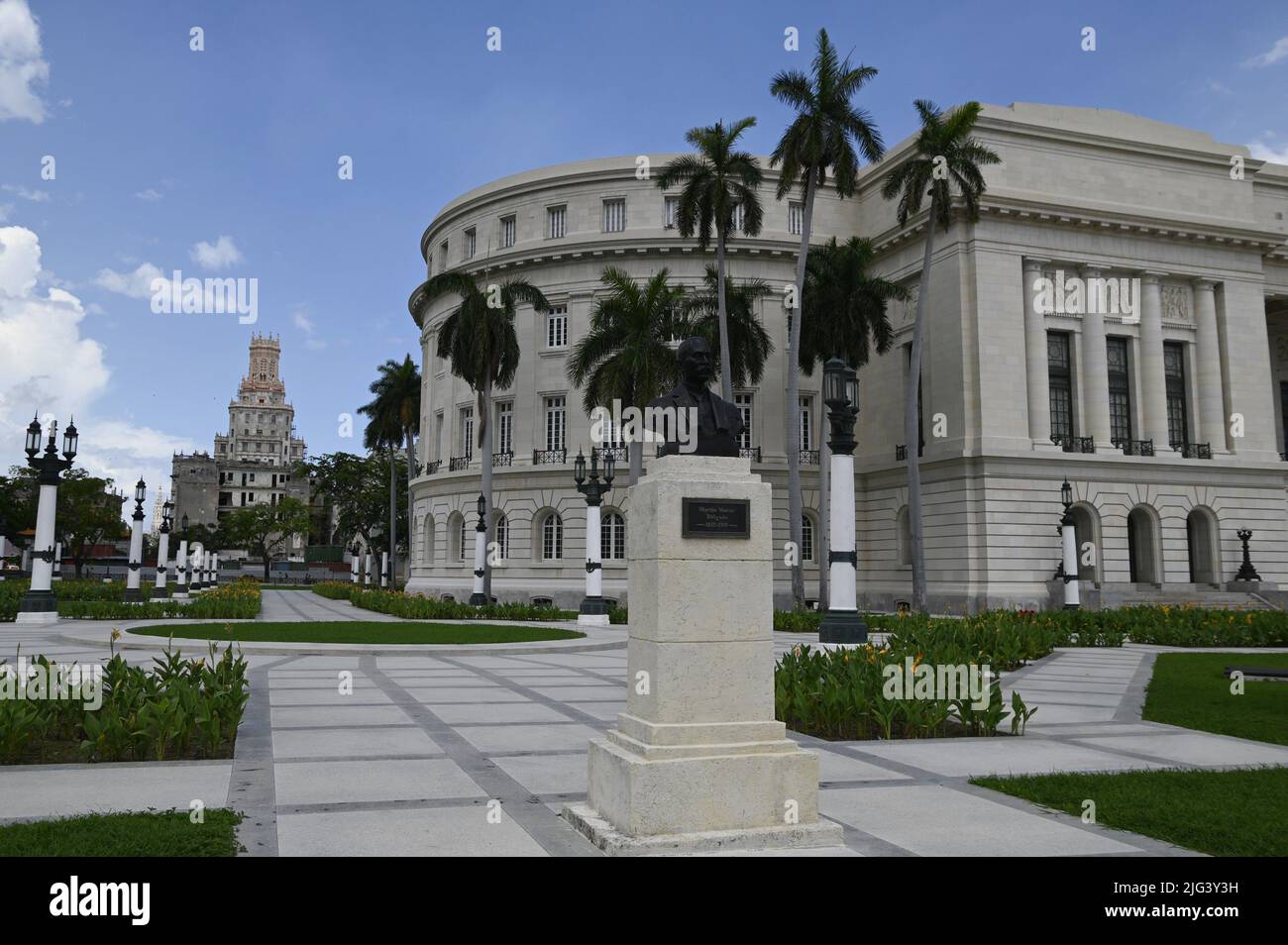 Landscape with panoramic view of El Capitolio, the emblematic National ...
