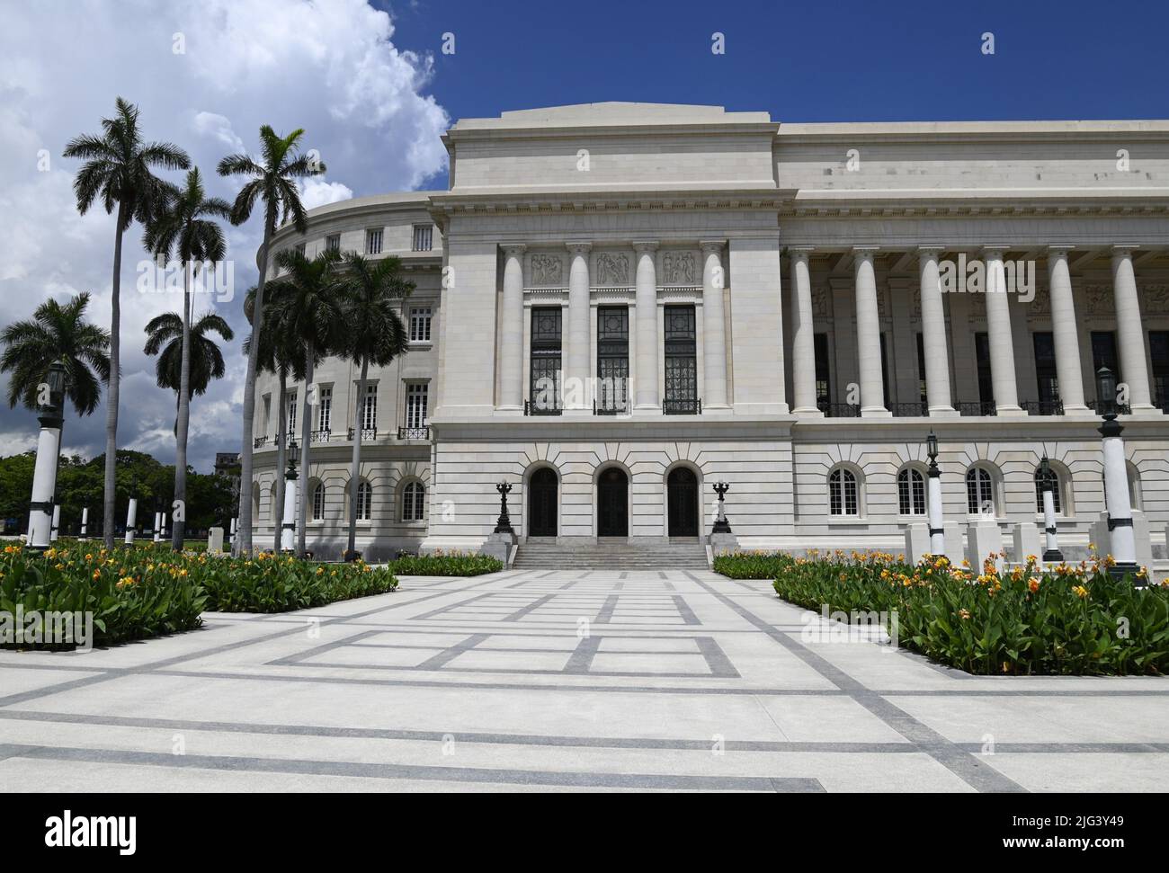 Landscape with panoramic view of El Capitolio, the emblematic National ...