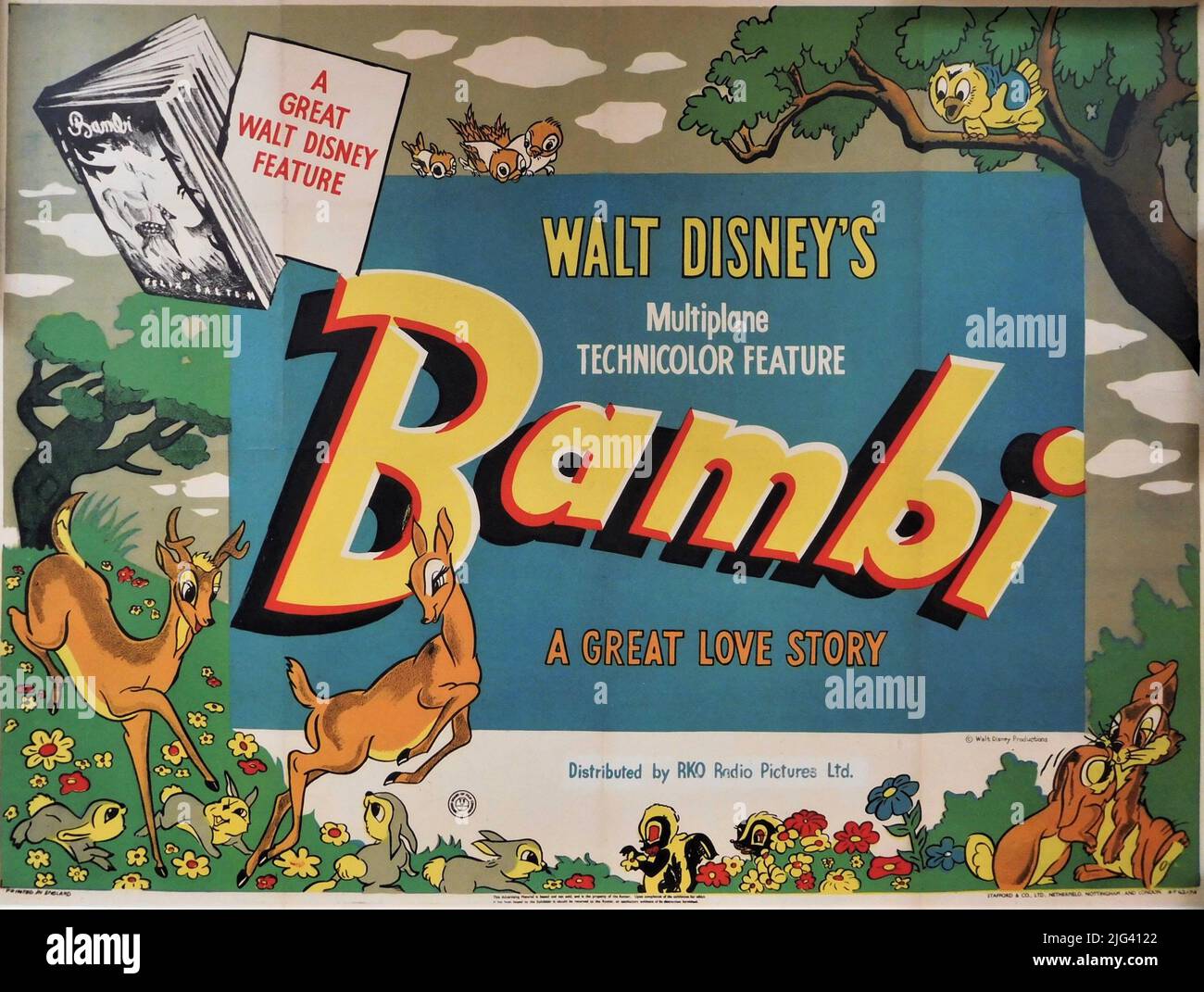 Bambi walt disney pictures 1942 hi-res stock photography and images - Alamy