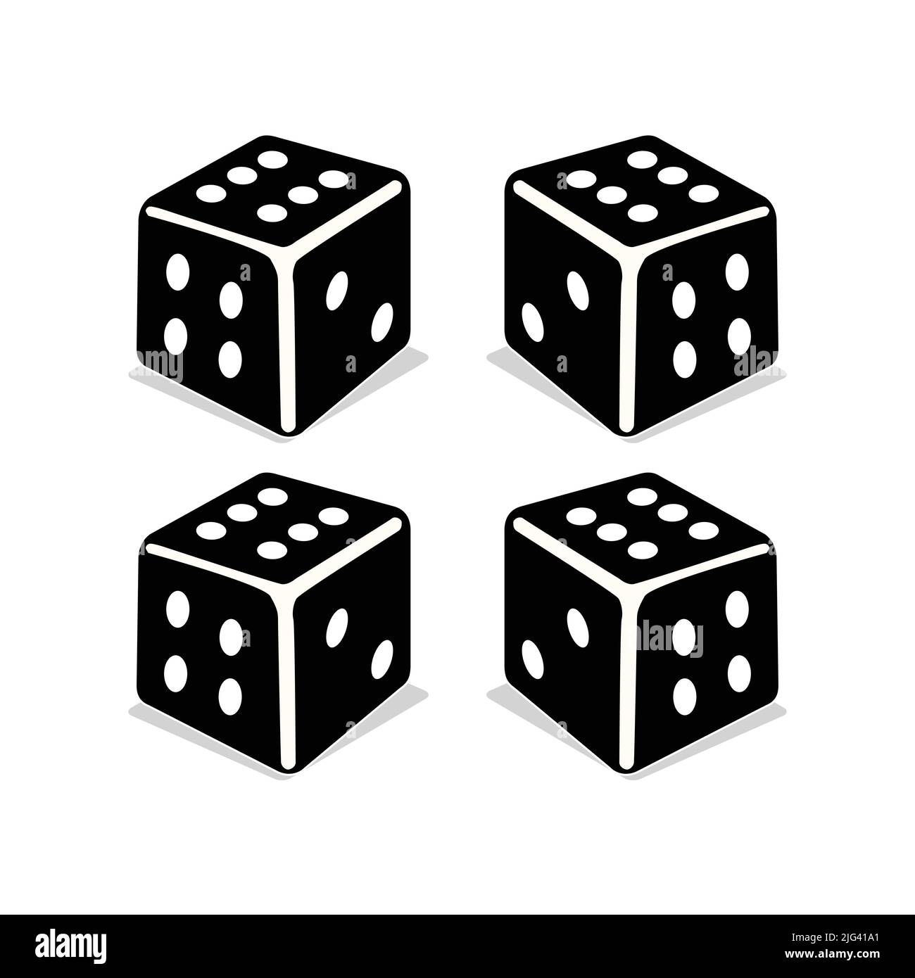 Dice four Stock Vector Images - Alamy