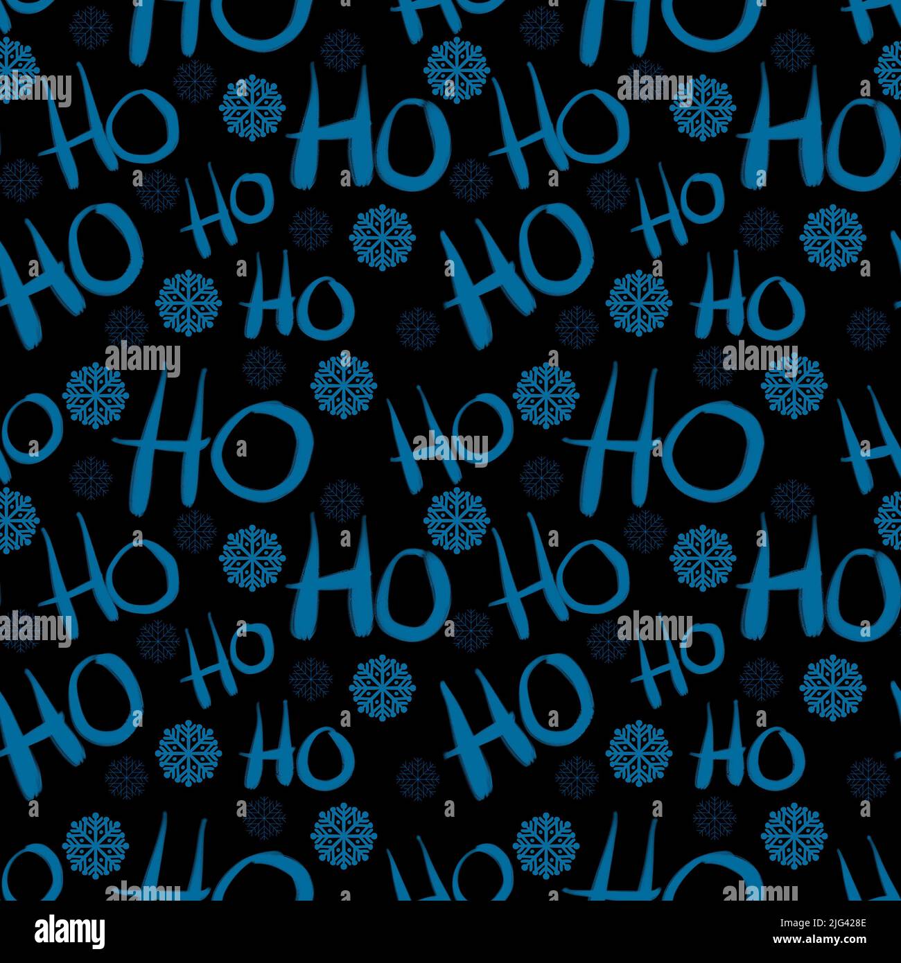 Christmas seamless Santa ho ho ho pattern for new year gifts and ...