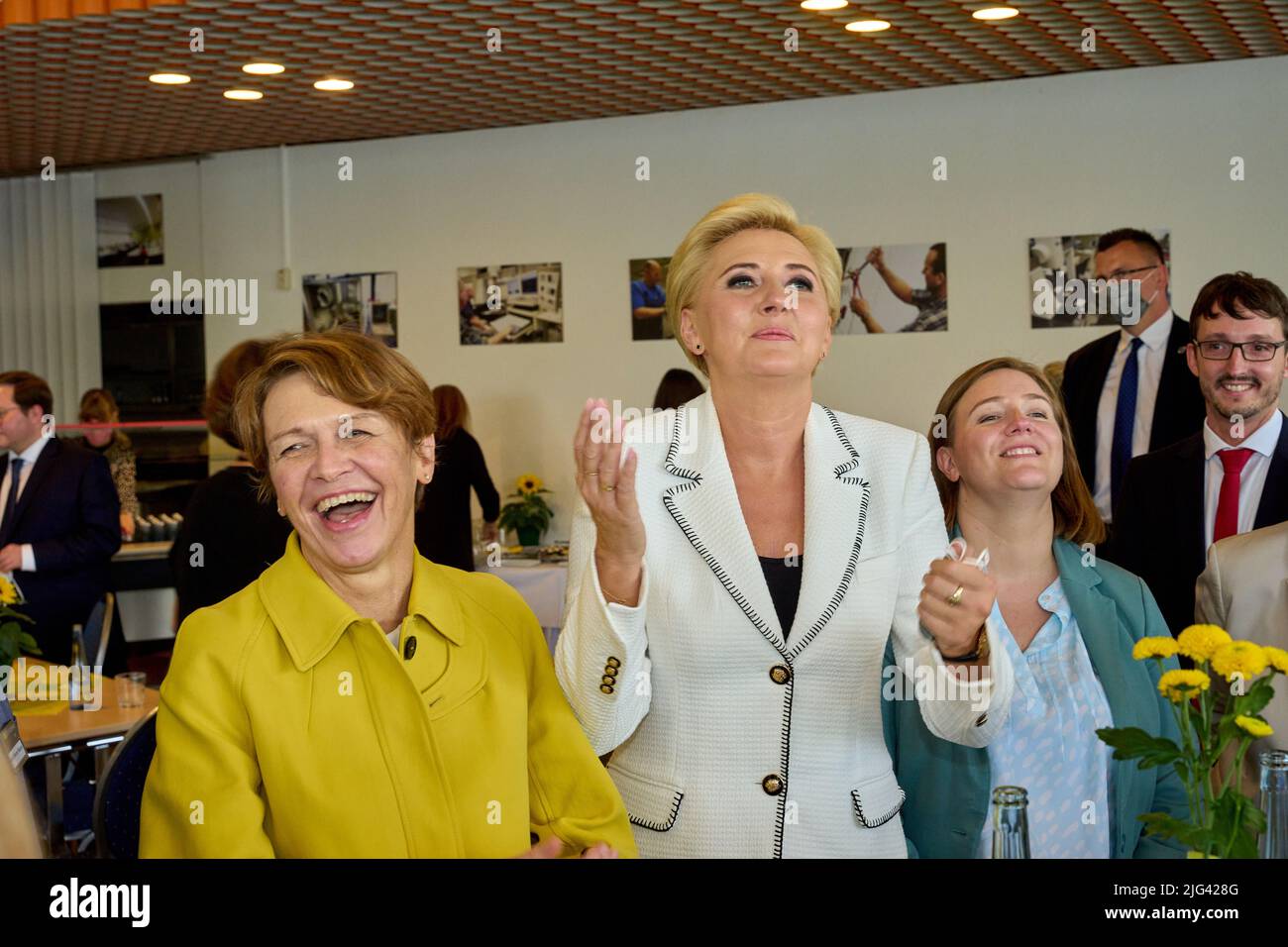 Vallendar, Germany. 07th July, 2022. Agata Kornhauser-Duda, wife of the ...