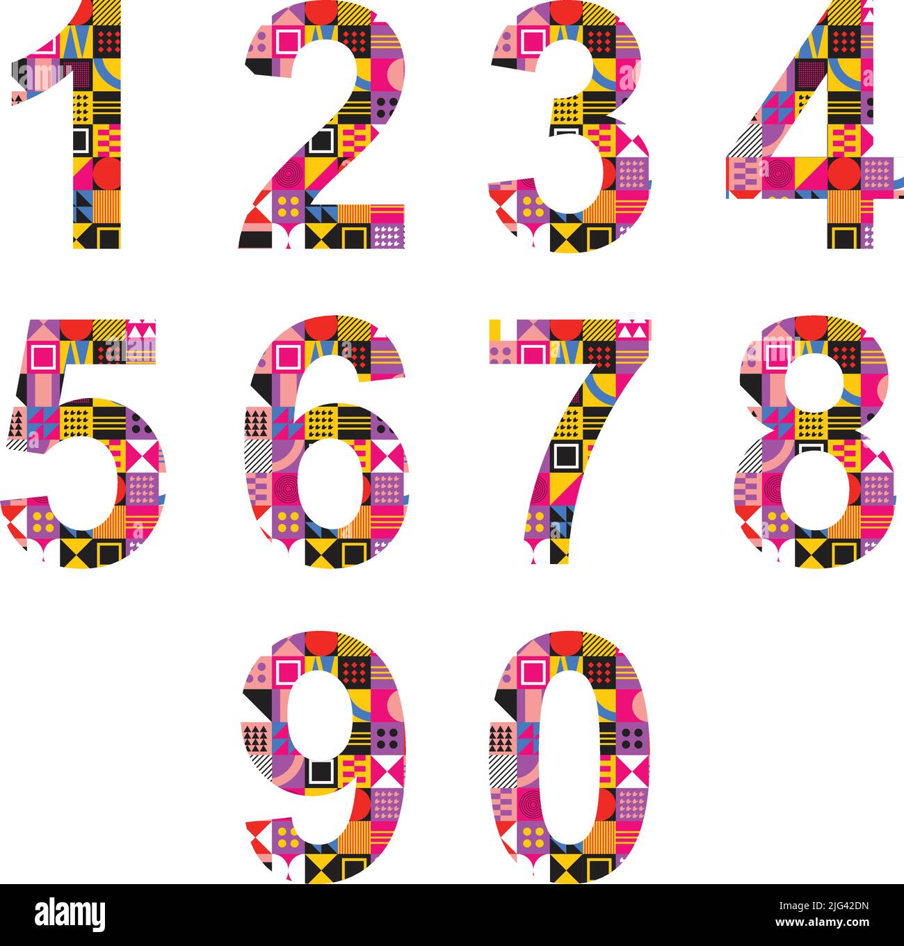 Numbering Stock Vector Images - Alamy