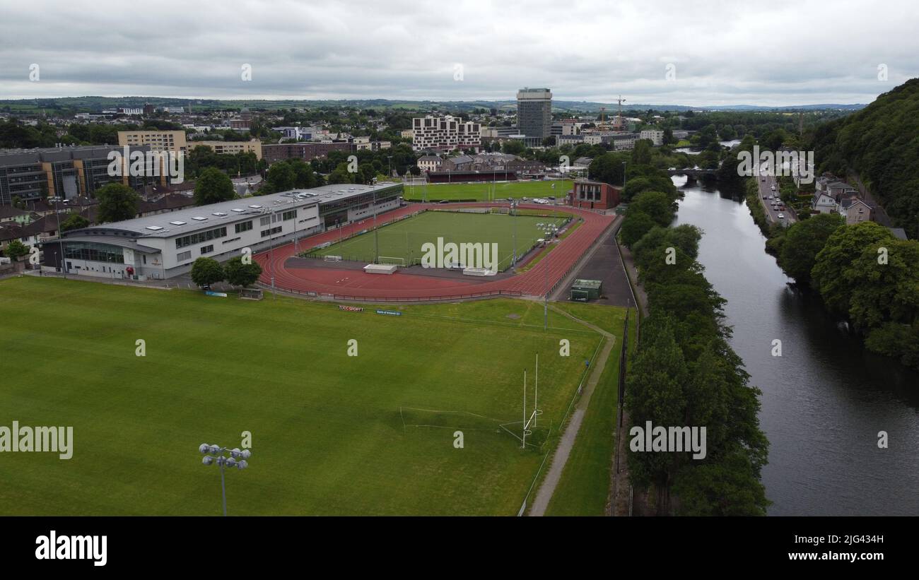 Mardyke sports Ground Cork Ireland aerial view Stock Photo - Alamy