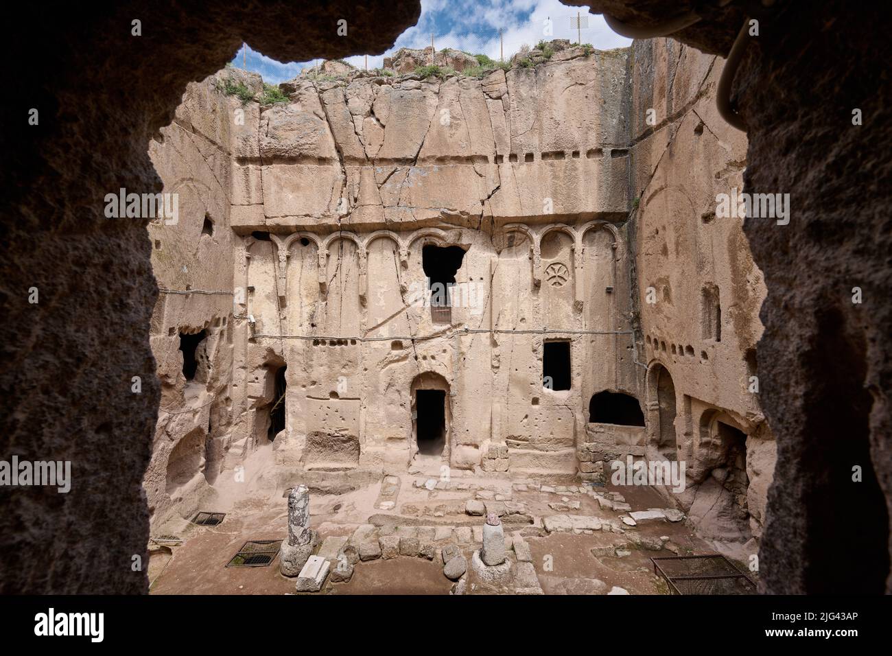 Gumusler Cave Monastery, Gümüsler, Turkey Stock Photo - Alamy