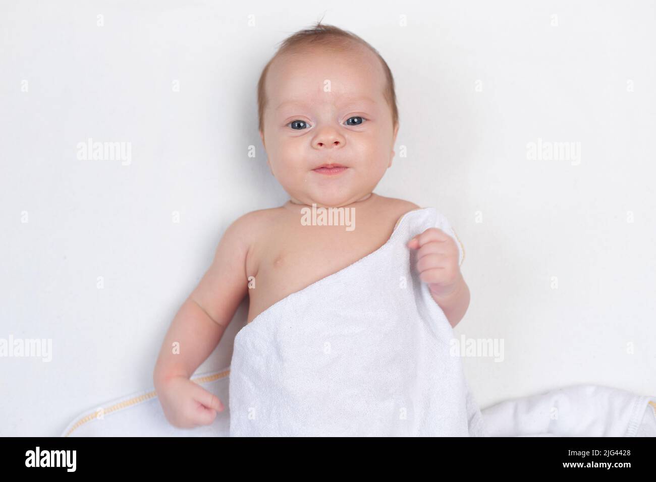 Portrait of a smiling kid copy space . An article about children ...