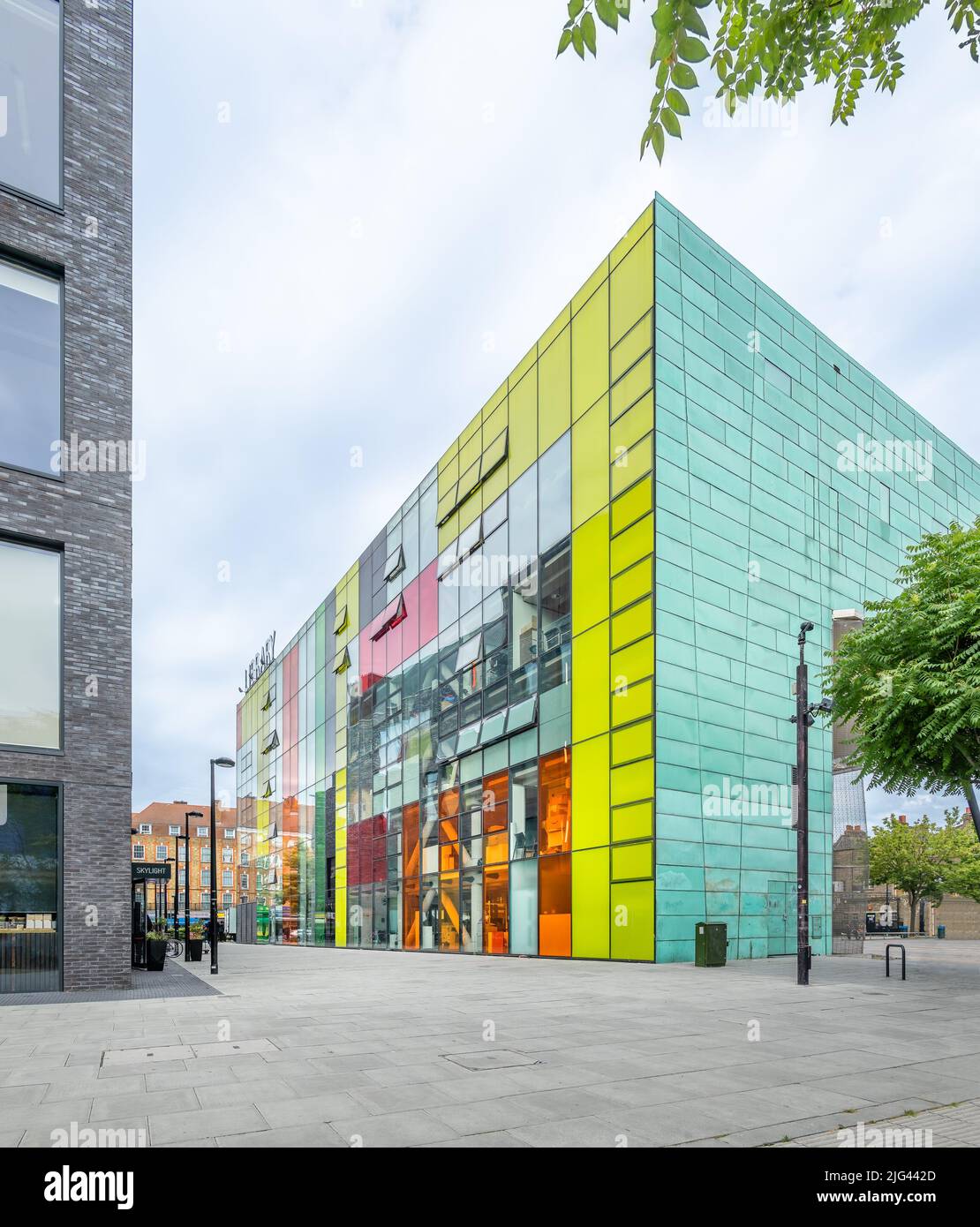 London, England, UK - Peckham Library by Will Alsop Stock Photo - Alamy