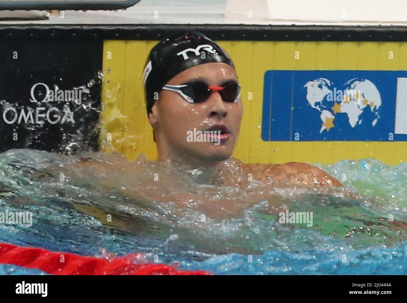 Justin Ress of USA Finale 50 M Backstroke Men during the 19th FINA ...