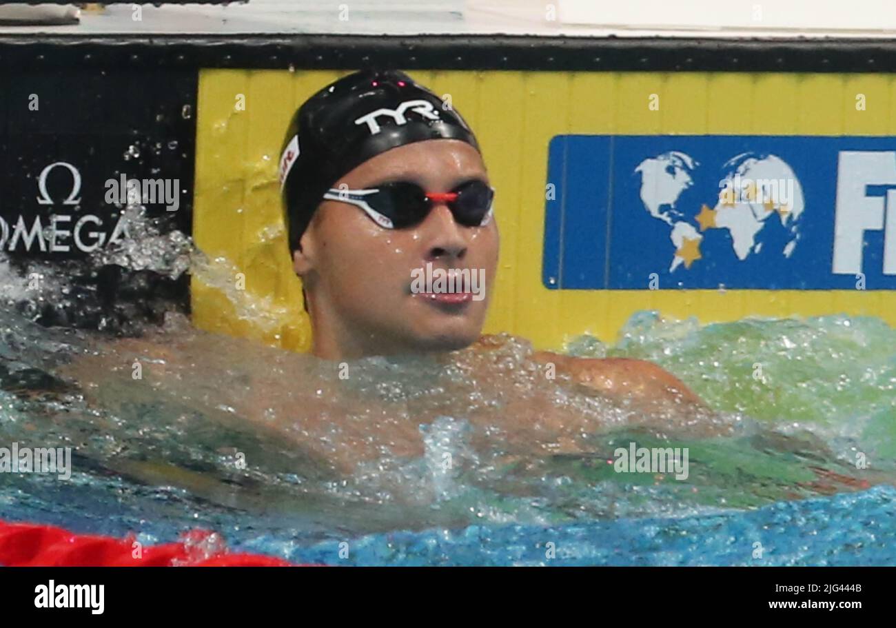 Justin Ress of USA Finale 50 M Backstroke Men during the 19th FINA ...