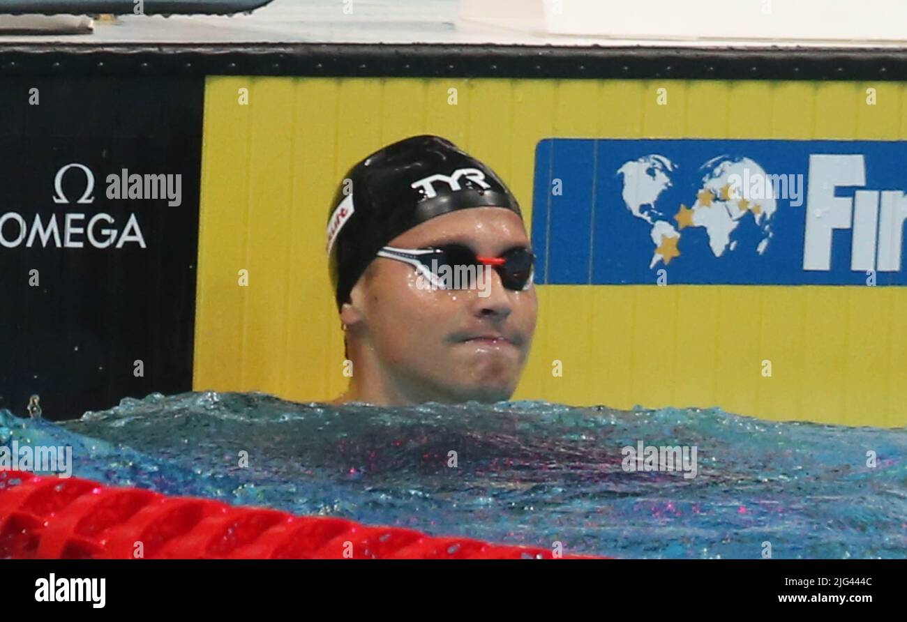 Justin Ress of USA Finale 50 M Backstroke Men during the 19th FINA ...