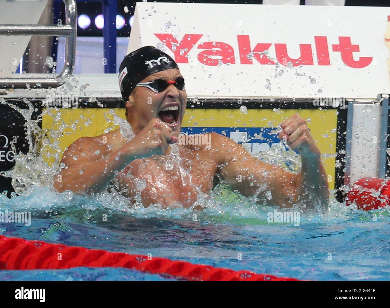 Justin Ress of USA Finale 50 M Backstroke Men during the 19th FINA ...