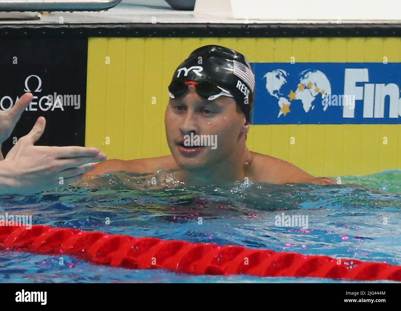 Justin Ress of USA Finale 50 M Backstroke Men during the 19th FINA ...