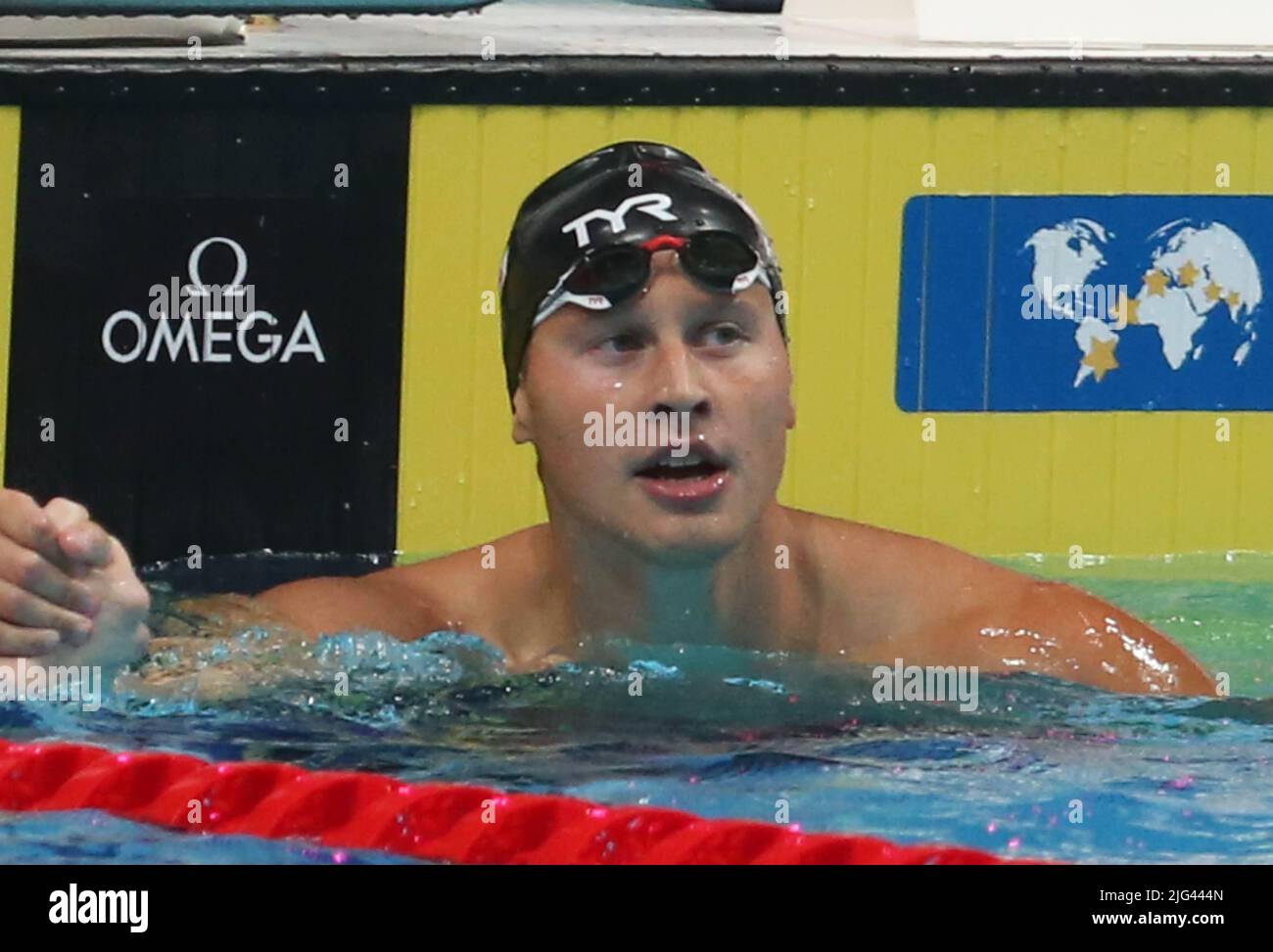 Justin Ress of USA Finale 50 M Backstroke Men during the 19th FINA ...