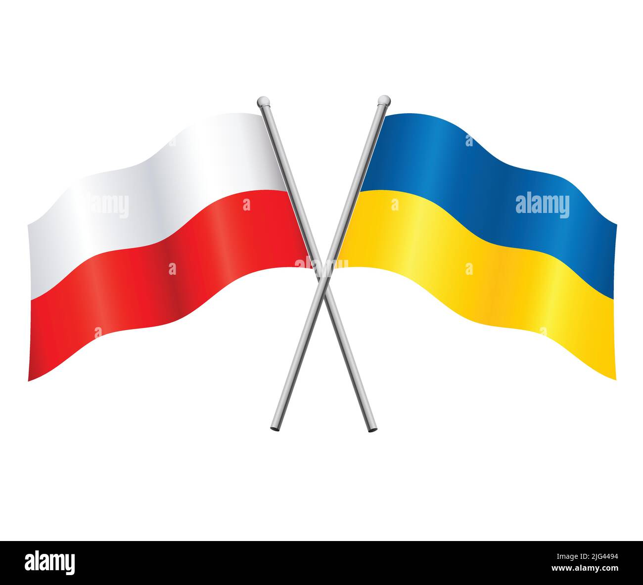 Flagpoles international flags Stock Vector Images - Alamy