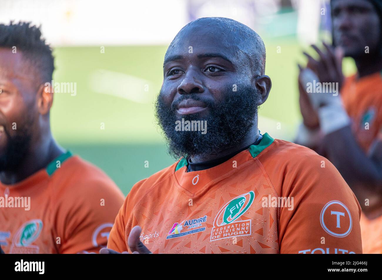 Ivory Coast Player during the Rugby Africa Cup 2022, World Cup 2023 ...