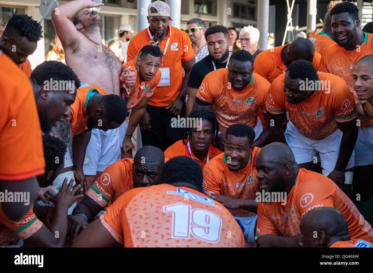 Ivory Coast Team during the Rugby Africa Cup 2022, World Cup 2023 ...