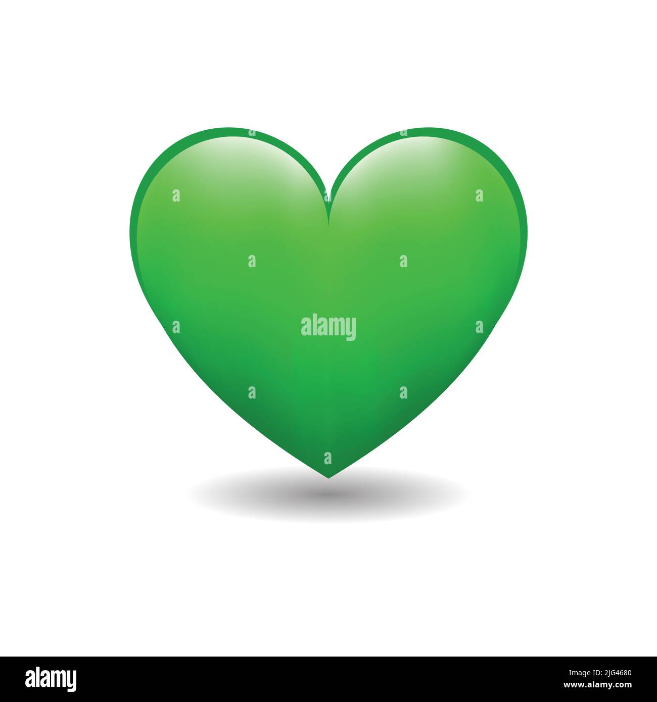 Heart Love Emoji Icon Object Symbol Gradient Vector Art Design Cartoon ...