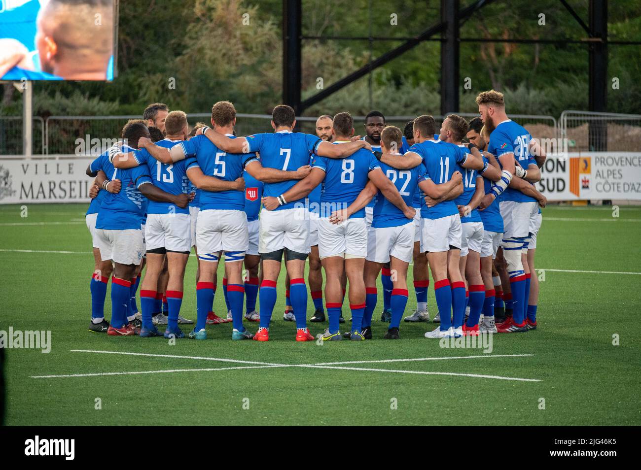 Namibia Team during the Rugby Africa Cup 2022, World Cup 2023 ...