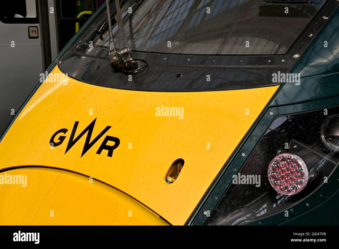 London, England - 21 June 2022: Close up view of the front of a Class ...
